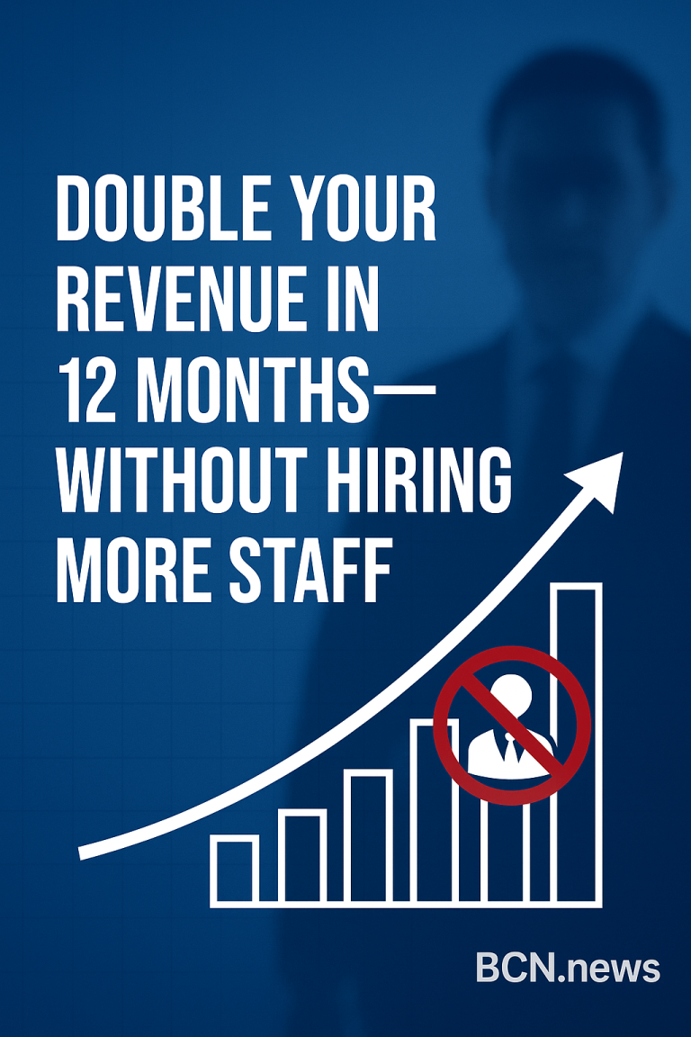 Double Your Revenue in 12 Months—Without Hiring More Staff - BCN News